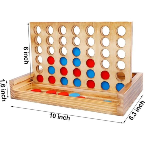 Games | Tic Tac Toe Table Games Set Rustic Decor Wood Strategy Board ...